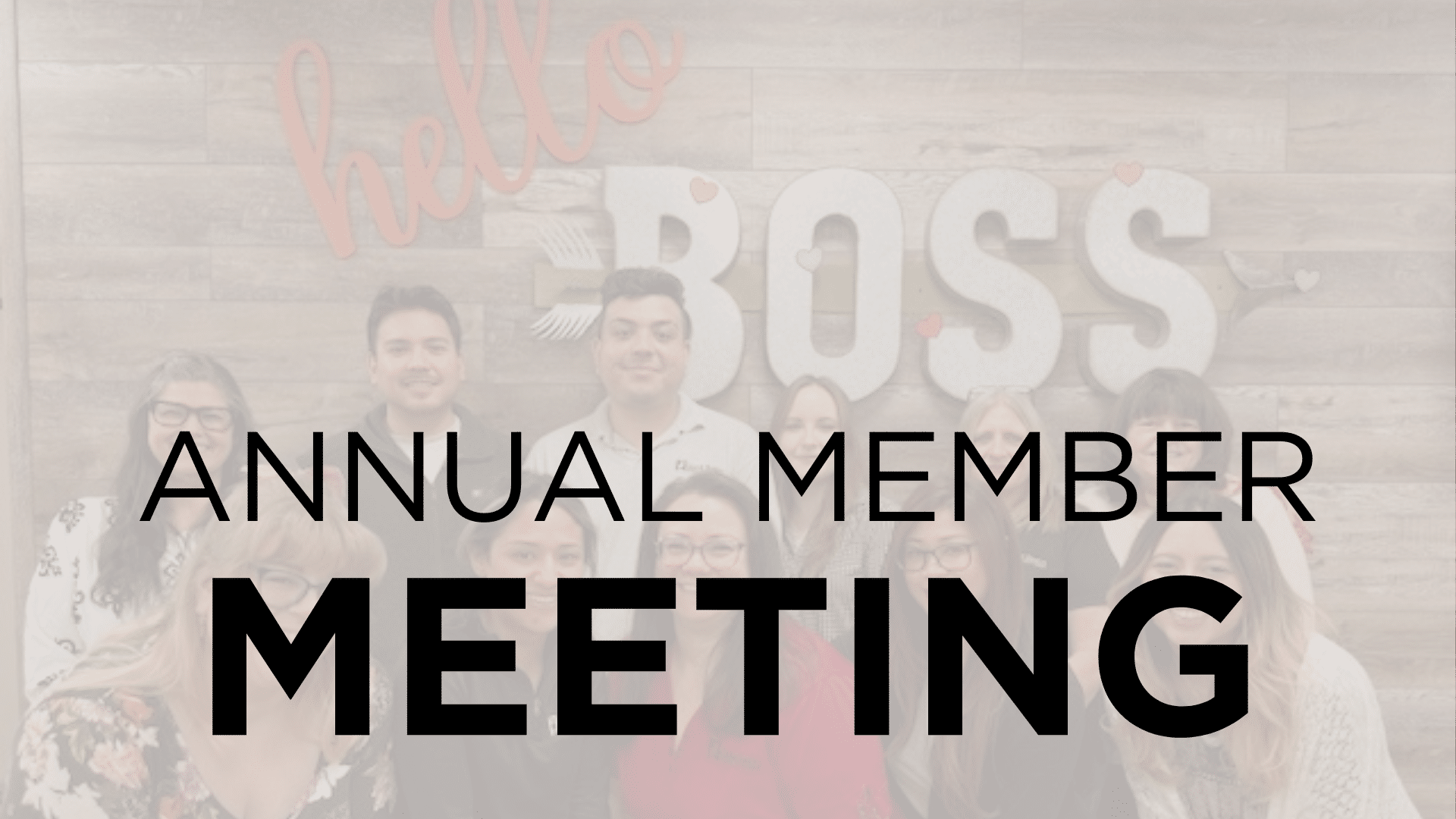 Annual Member Meeting - Great Basin Federal Credit Union